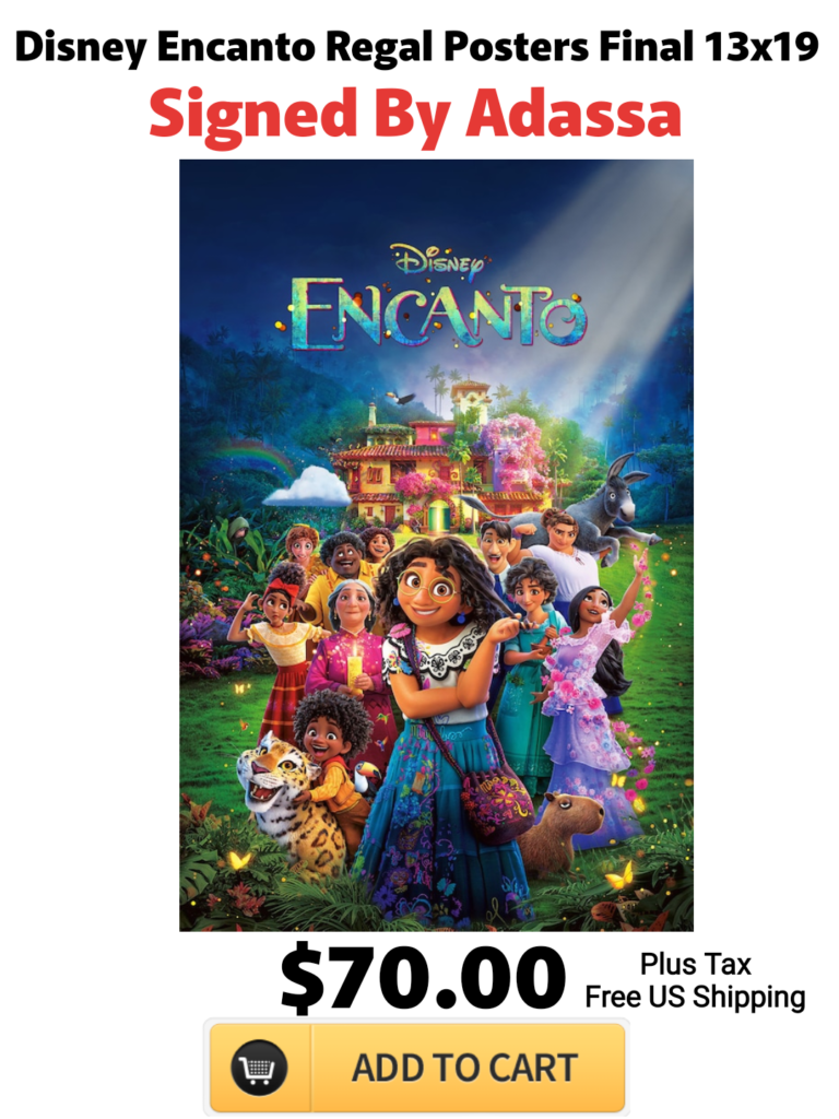 Disney Encanto Movie Poster 11X17 – autographheroes